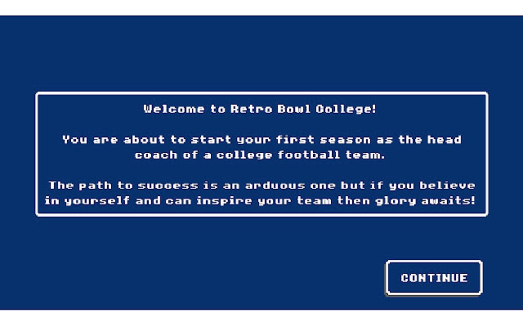 Retro Bowl College Game for Google Chrome - Extension Download