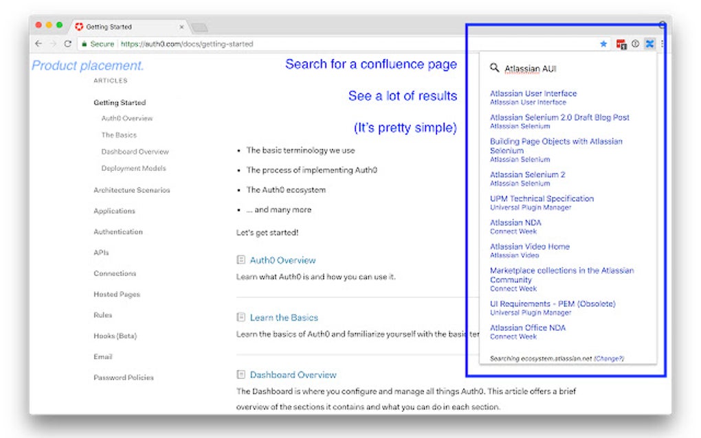 Confluence Quick Search for Google Chrome - Extension Download