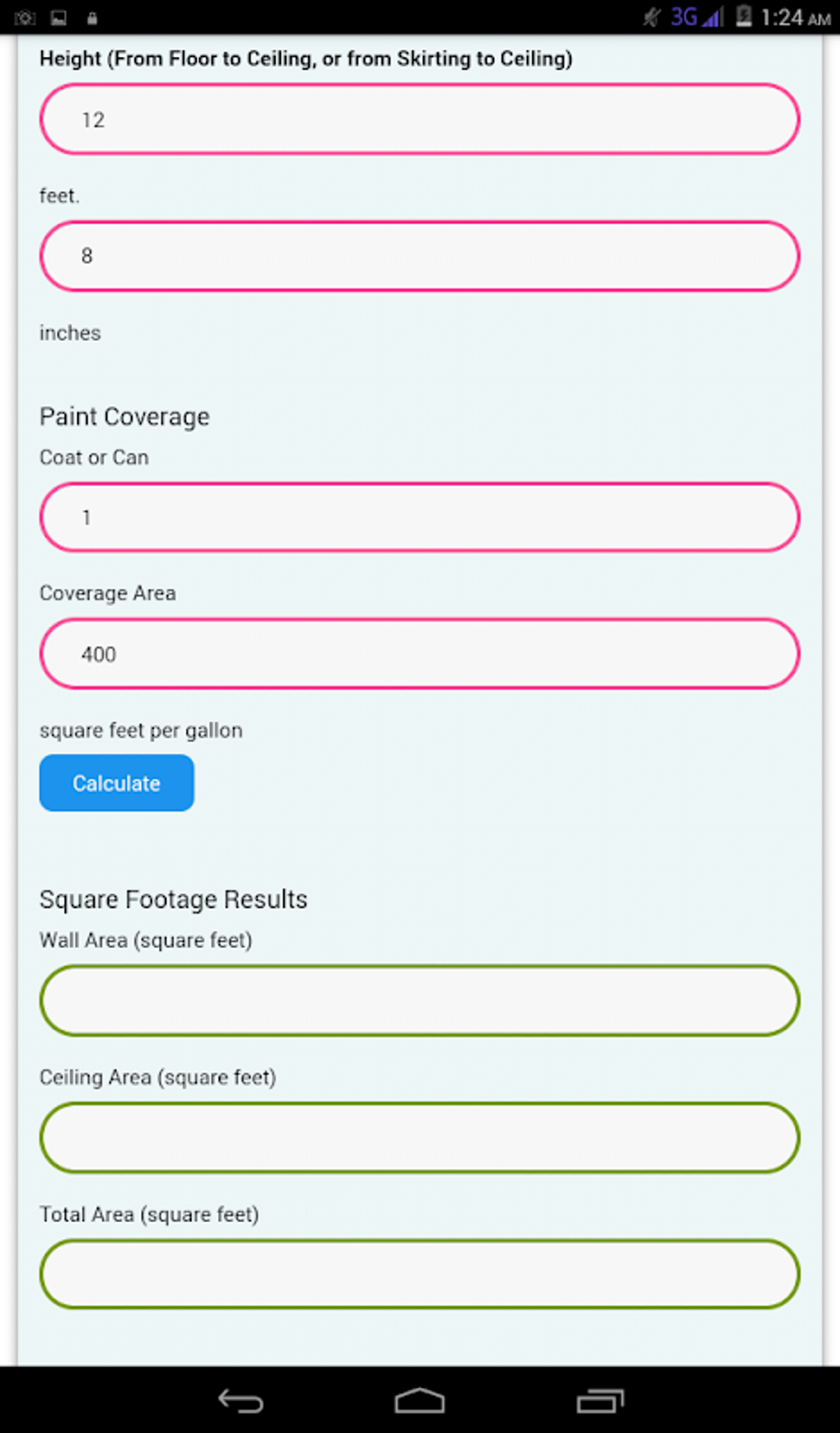 Wall Paint Calculator APK for Android - Download