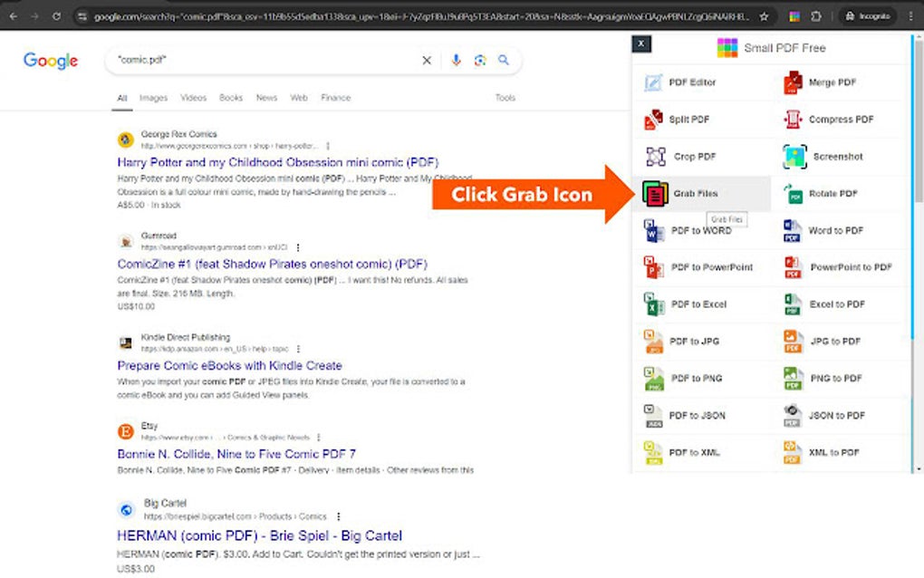 SmallPDF Free - Chrome Extension para Google Chrome - Extensión Descargar