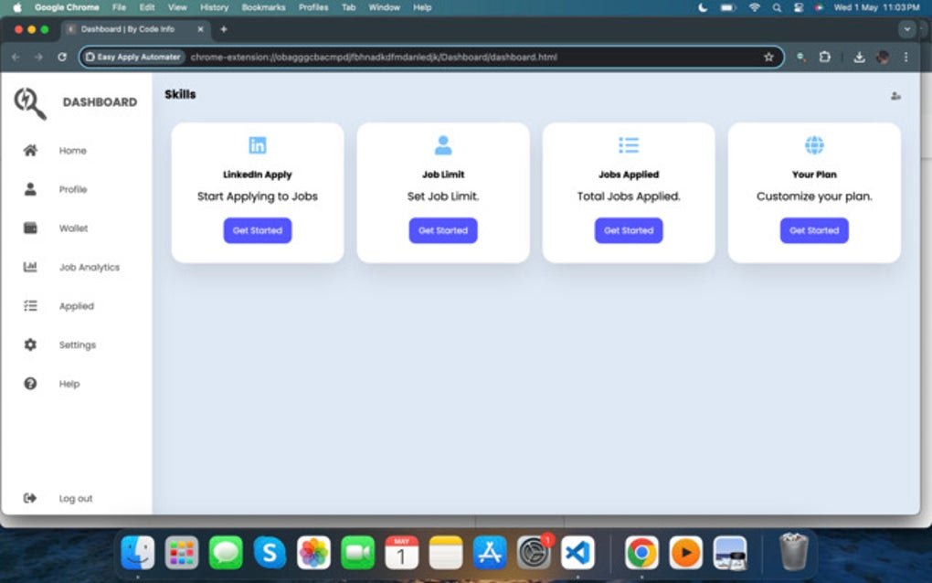 Easy Apply Automater Google Chrome 용 - 확장 프로그램 다운로드