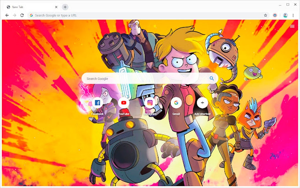 Final Space Wallpapers New Tab for Google Chrome - Extension Download