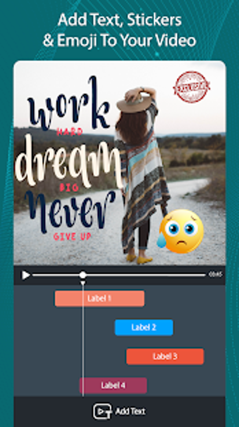Add Fancy Text on Video Text Editor Font Studio para Android - Descargar