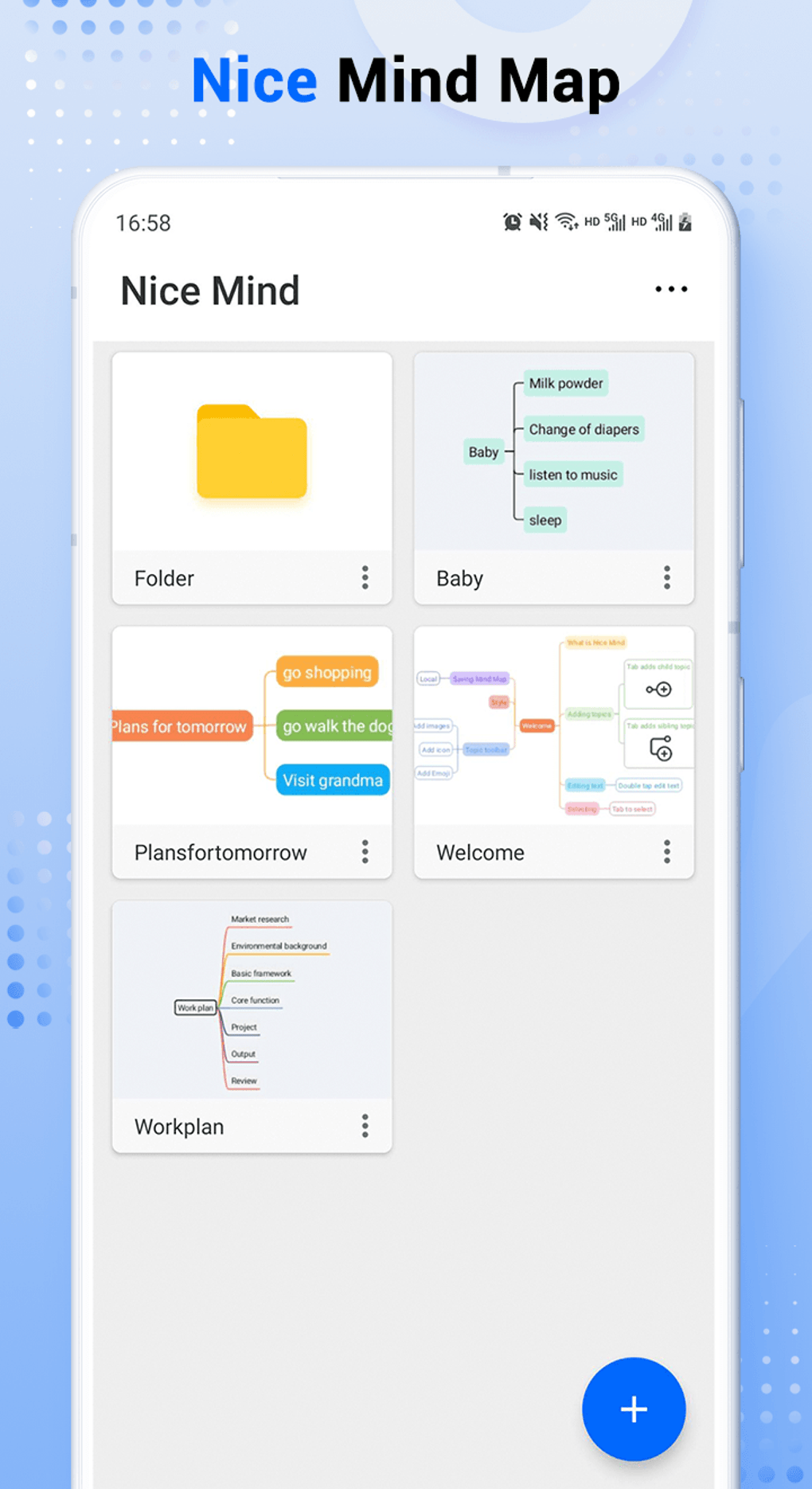 Nice Mind Map - Mind mapping makermindmap inspire para Android - Descargar