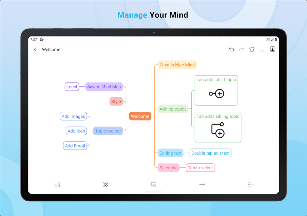 Nice Mind Map - Mind mapping makermindmap inspire para Android - Descargar