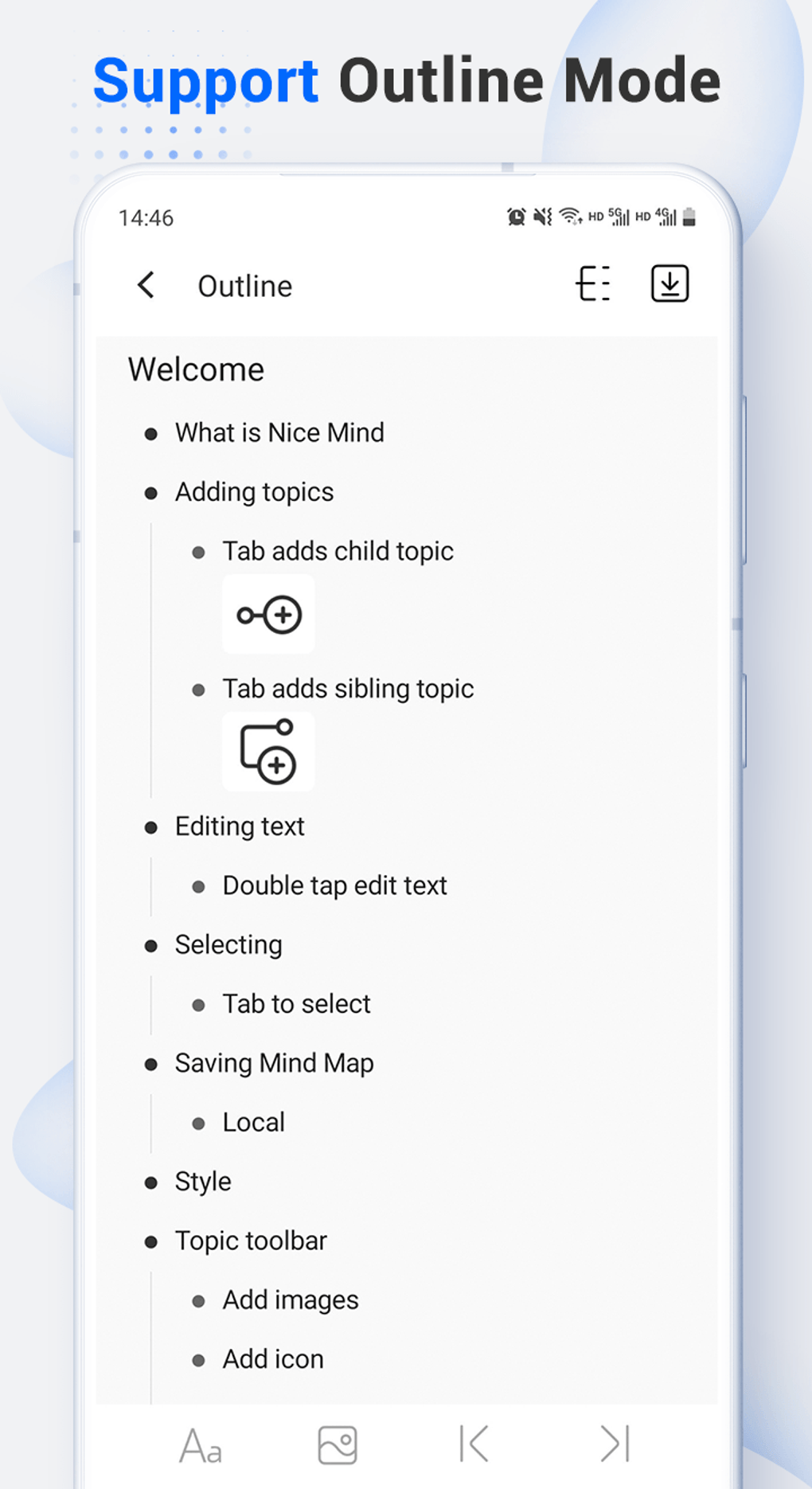 Nice Mind Map - Mind mapping makermindmap inspire para Android - Descargar