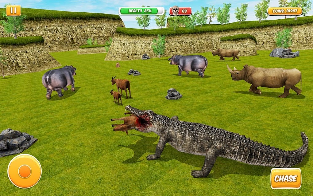 Hungry Crocodile Attack 3D: Crocodile Game 2019 APK für Android - Download