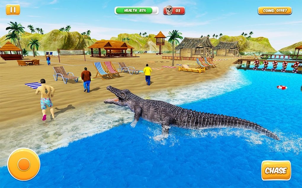 Hungry Crocodile Attack 3D: Crocodile Game 2019 APK pour Android ...