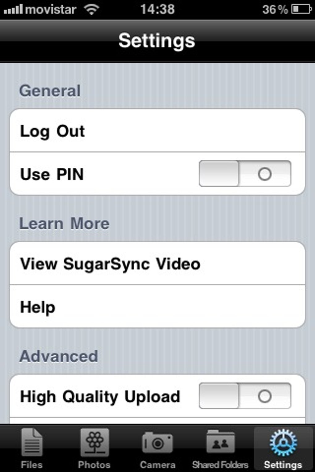 SugarSync para iPhone - Descargar
