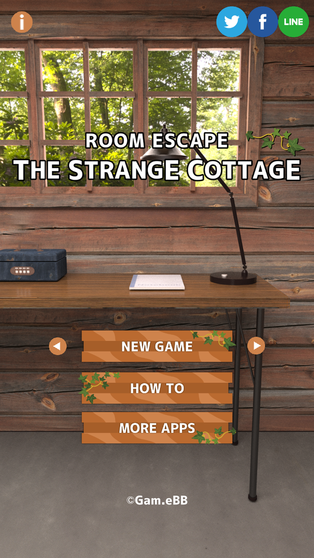 RoomEscape The strange cottage for iPhone - Download