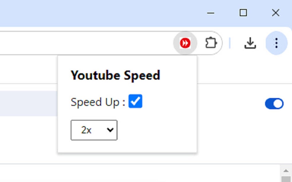 YouTube Speed Control Google Chrome 용 - 확장 프로그램 다운로드