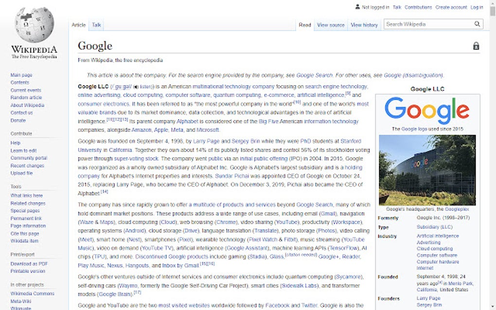 Revert Wikipedia Layout for Google Chrome - Extension Download