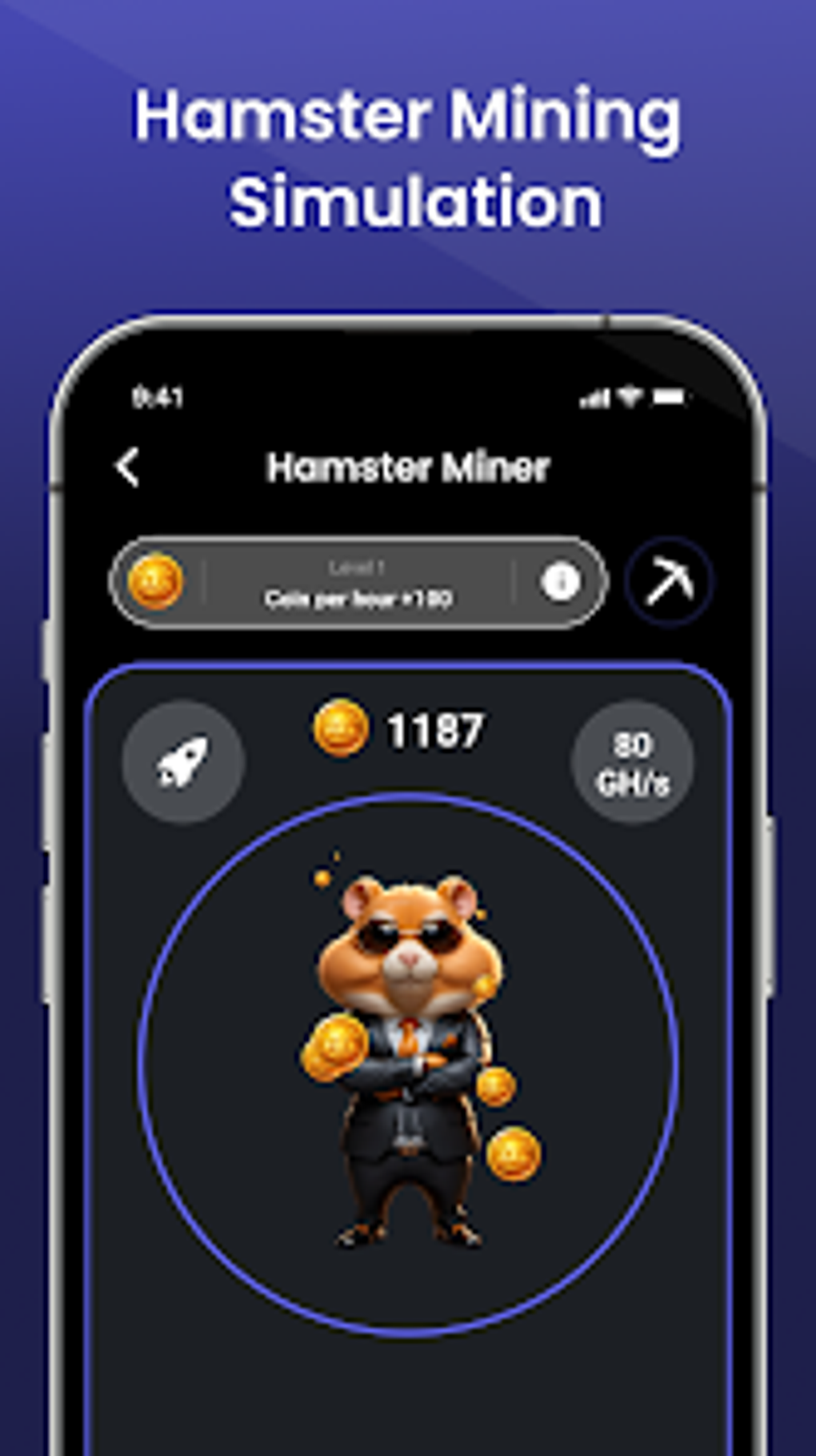 Hamster Mining Simulation สำหรับ Android - ดาวน์โหลด