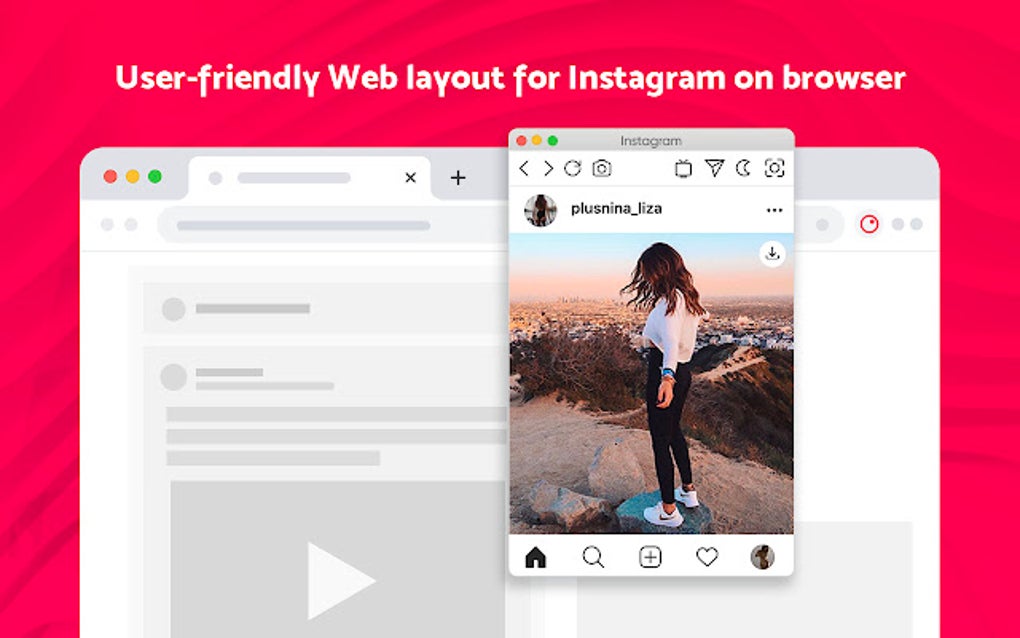 App for Instagram™ Google Chrome 용 - 확장 프로그램 다운로드
