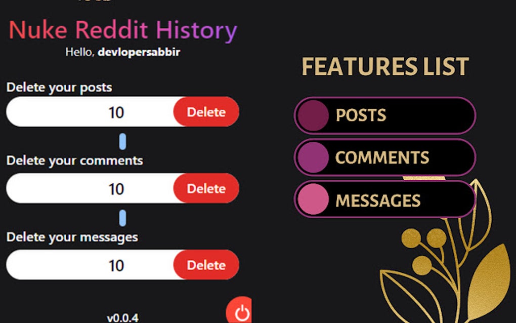 Nuke Reddit History für Google Chrome - Erweiterung Download