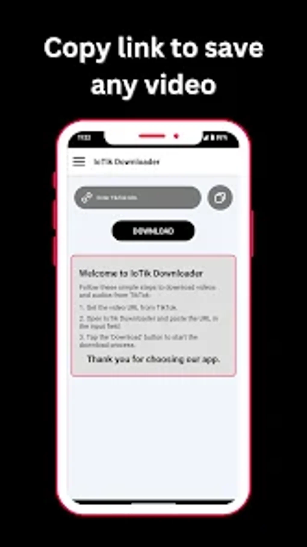 Android 용 Download video no watermark - 다운로드