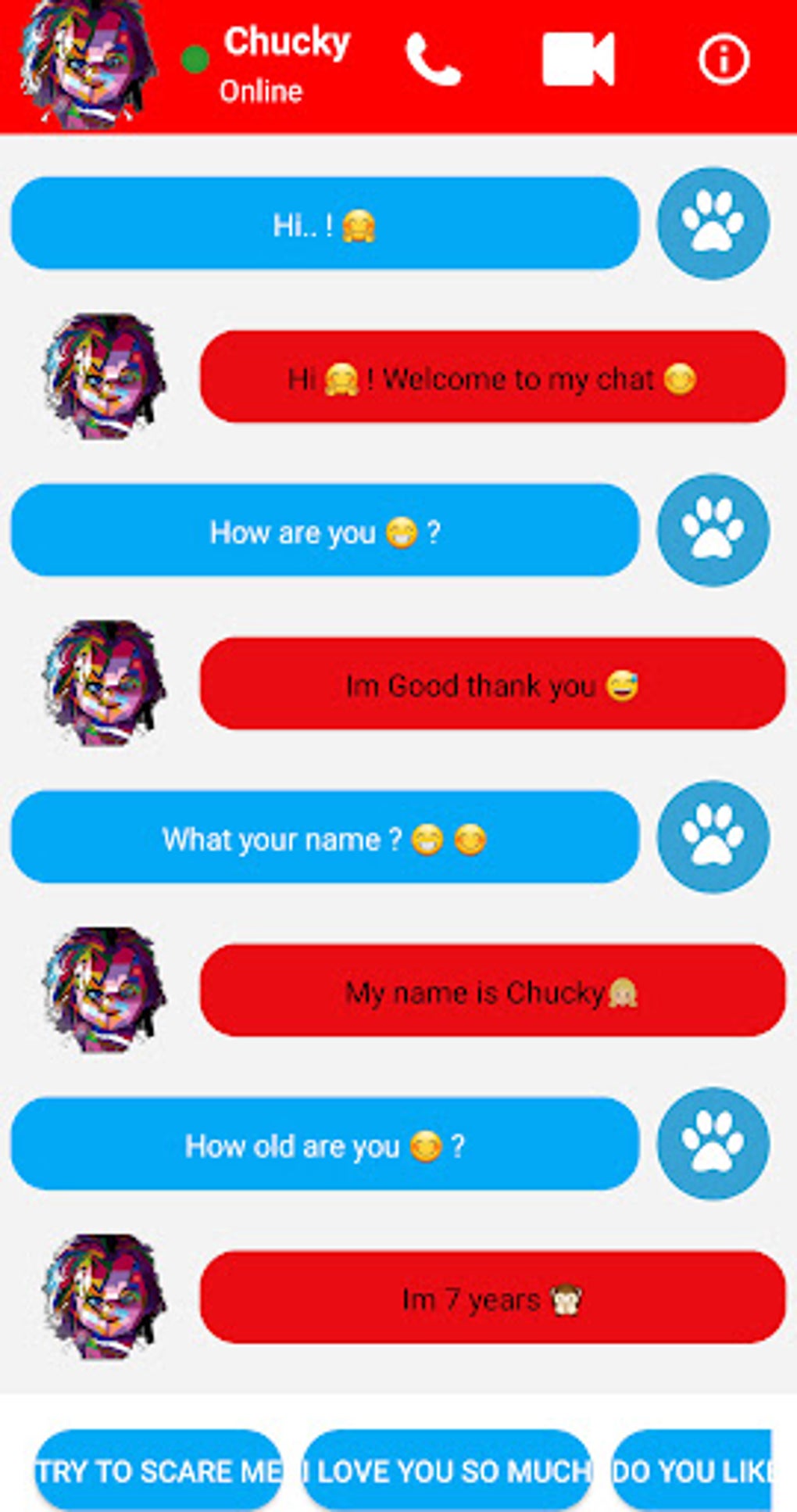 Chucky Doll Fake Video Call for Android - Download