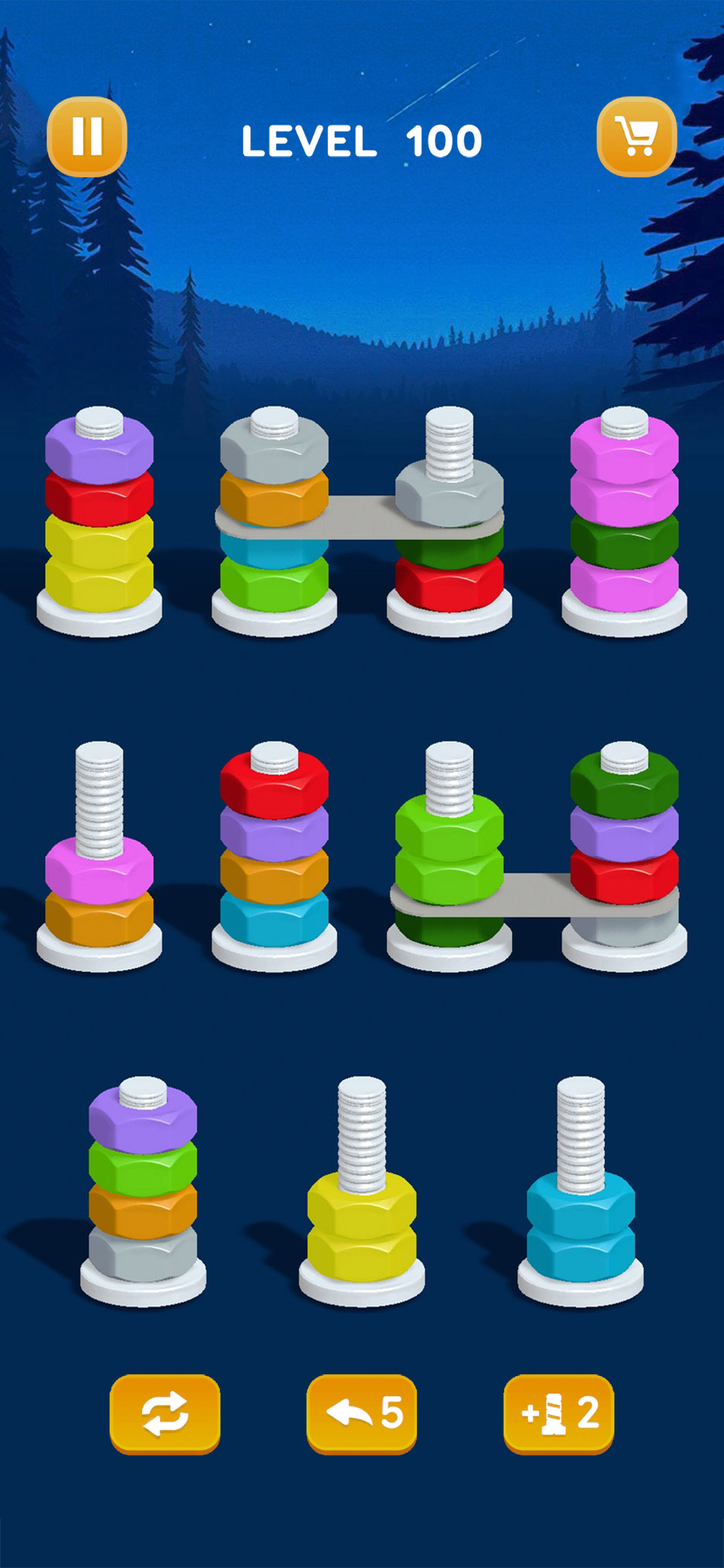 Nut Sort: Color Puzzle Games pour iPhone - Télécharger