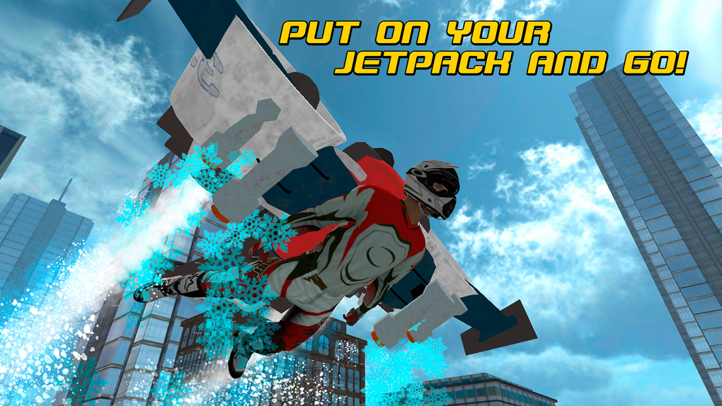 Flying Man: Skydiving Air Race 3D para iPhone - Download