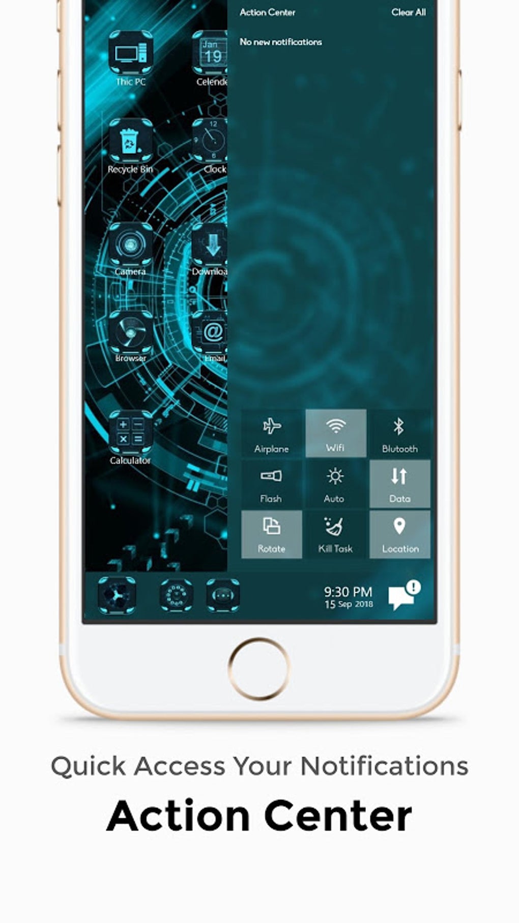 Blue Tech Theme APK per Android - Download