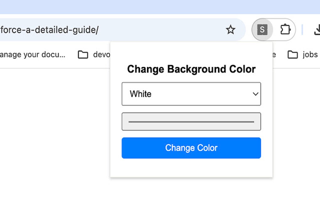 Simple Background Changer para Google Chrome - Extensión Descargar