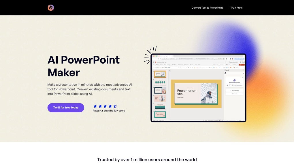 AI Tasarım için AI PowerPoint Maker - inceleme, özellikler ve kullanım ...