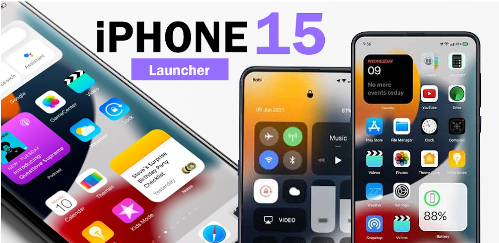 iPhone 15 Launcher 2022: Themes Wallpapers for Android - Download