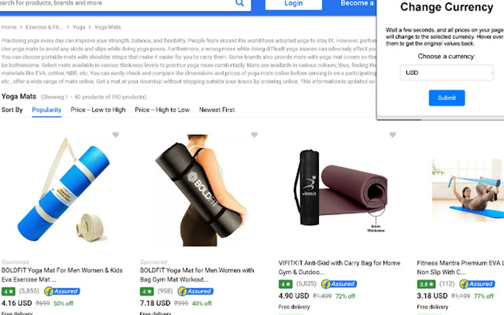 Auto Currency Converter for Google Chrome - Extension Download