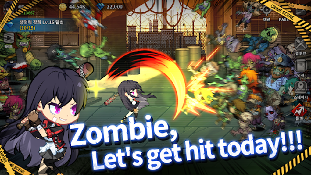 Batting Girl Idle: Zombie Rush for Android - Download