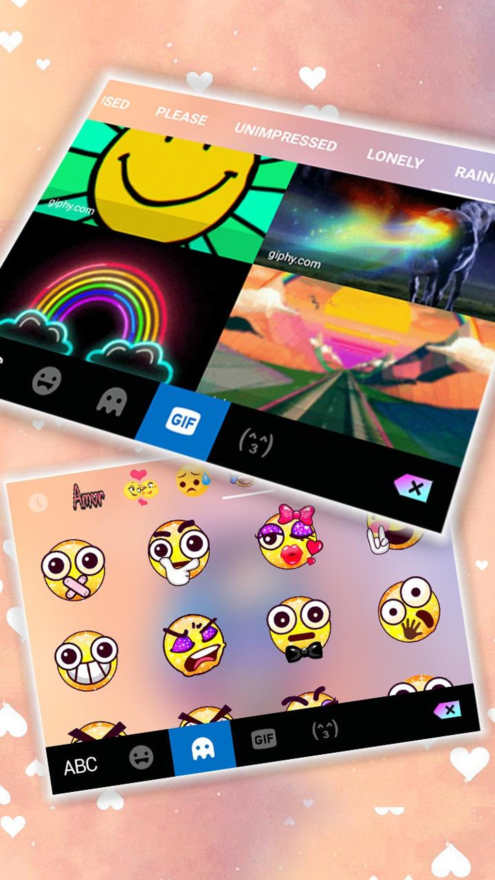 Cute Cartoon Girl Keyboard Theme APK for Android - Download