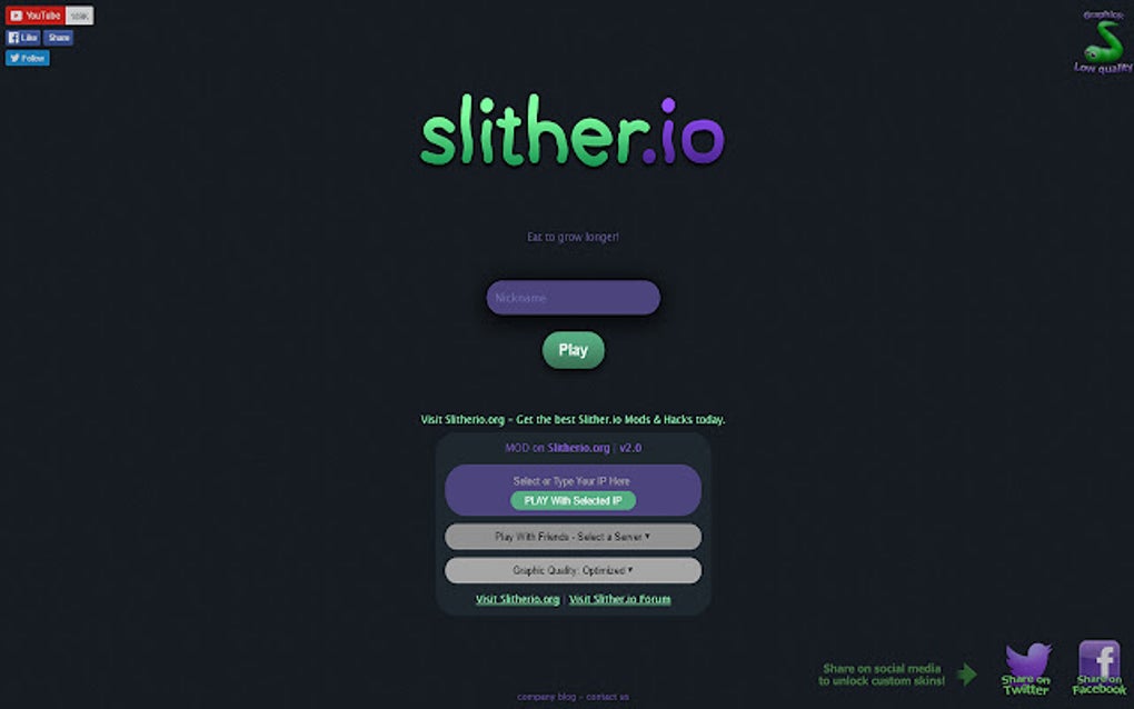 Slither.io Skins, Mods, Hack & Guide for Google Chrome - Extension Download