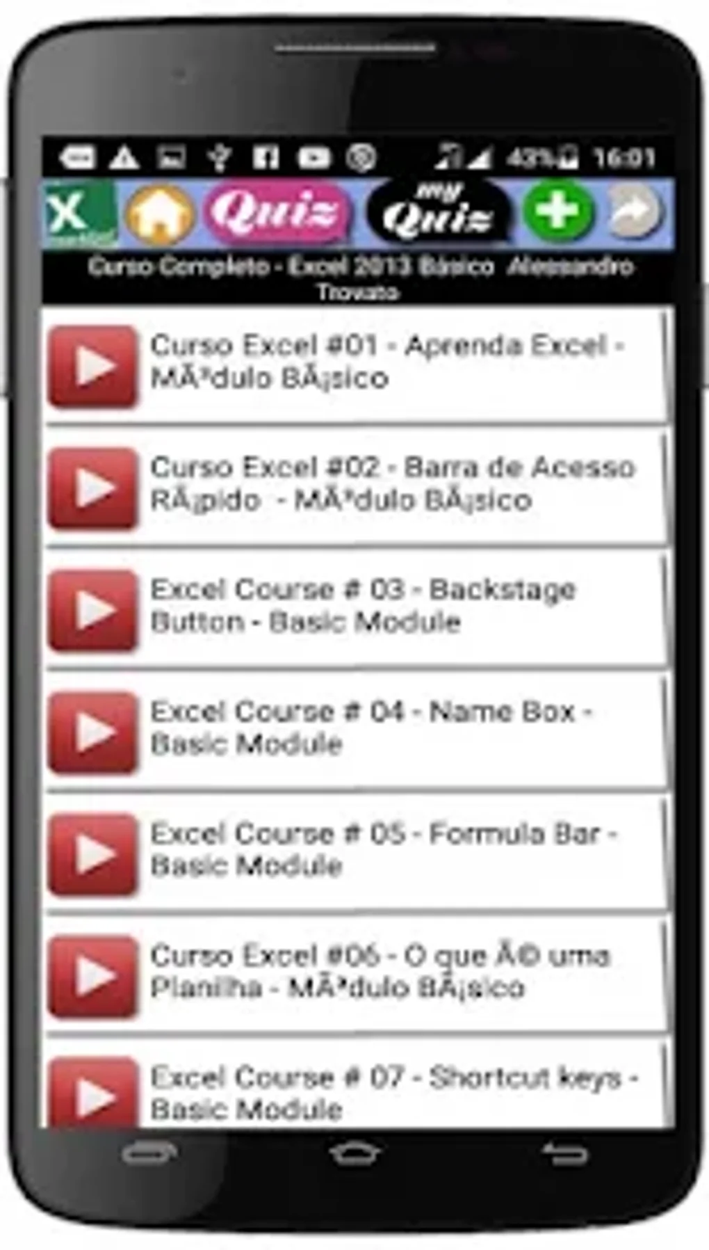 Android 용 Curso de Excel - 다운로드 Android 용 Curso de Excel - 다운로드