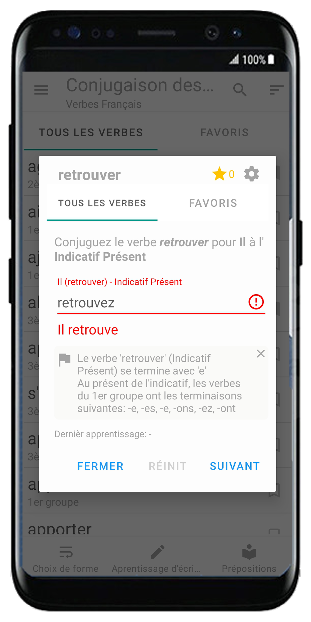 Conjugation Of French Verbs Learn French Verbs APK For Android Download