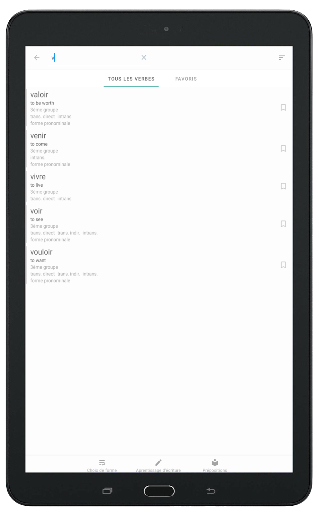 Conjugation Of French Verbs Learn French Verbs APK For Android Download Conjugation Of French Verbs Learn French Verbs APK For Android Download