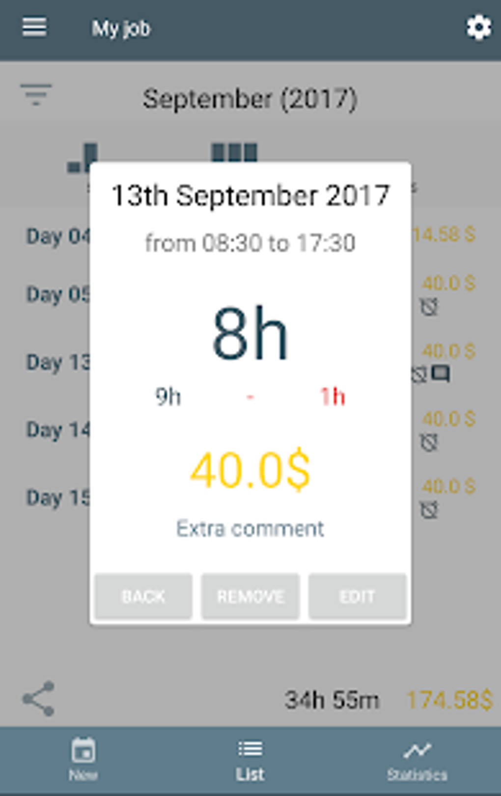 WorkIO Working hours Free APK para Android - Descargar