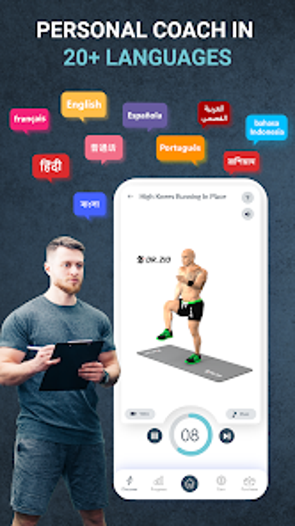 HIIT Cardio Workout for Men para Android - Download