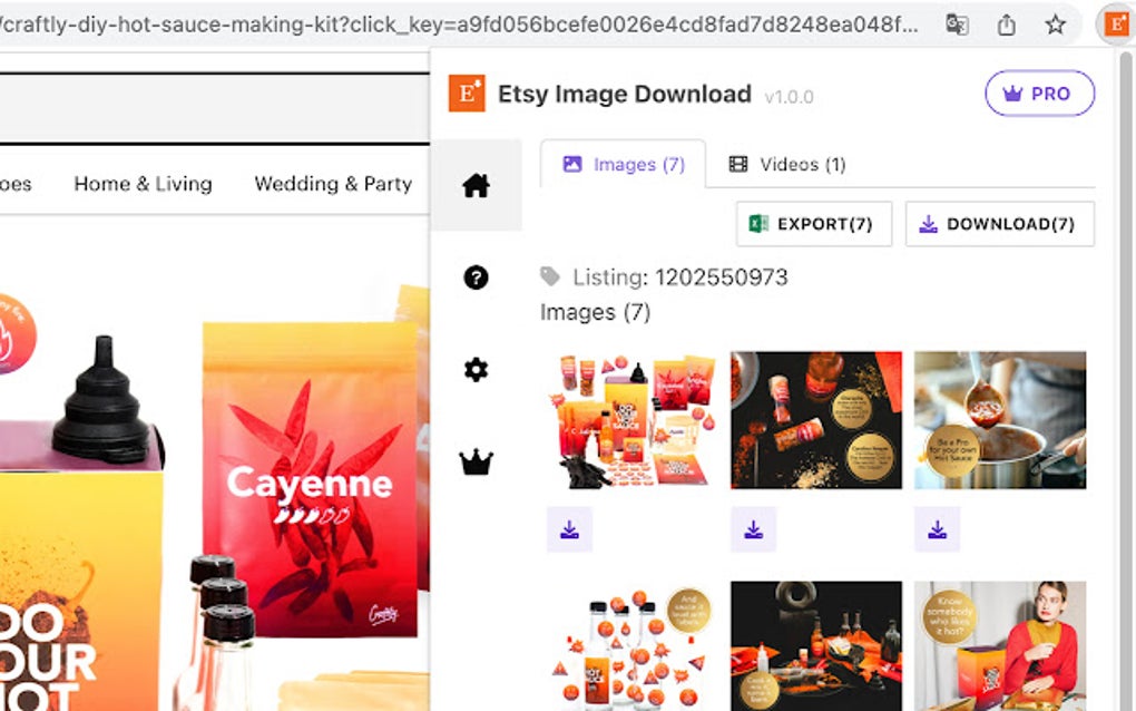 Etsy Image Download - Include Photos & Video for Google Chrome ...