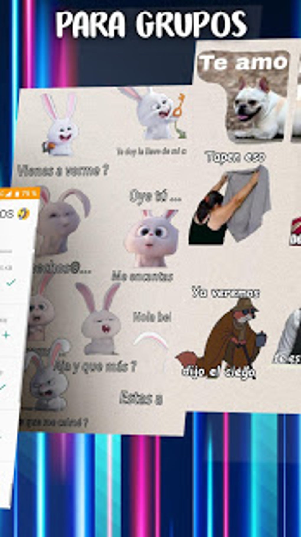 Stickers con frases para WhatsApp - Nuevos 2020 para Android - Descargar
