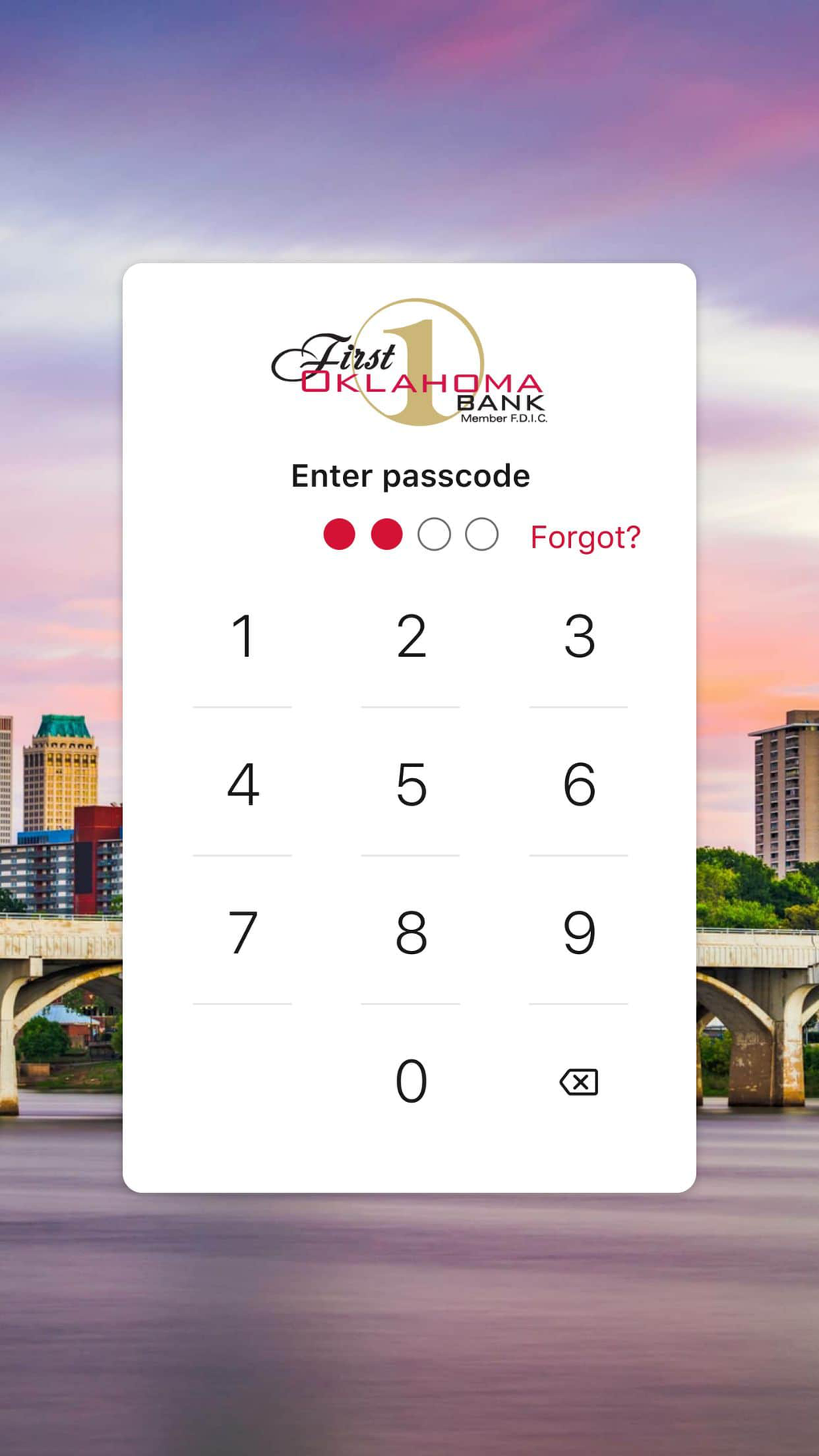 First Oklahoma Bank for iPhone - Download