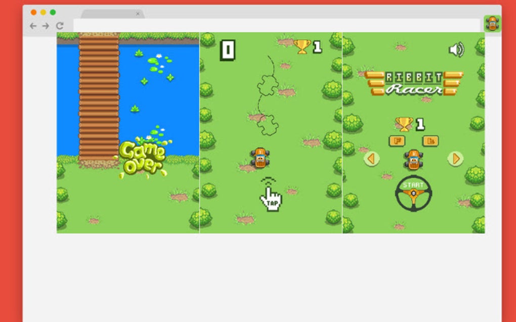 Ribbit Racer Game Google Chrome 용 - 확장 프로그램 다운로드