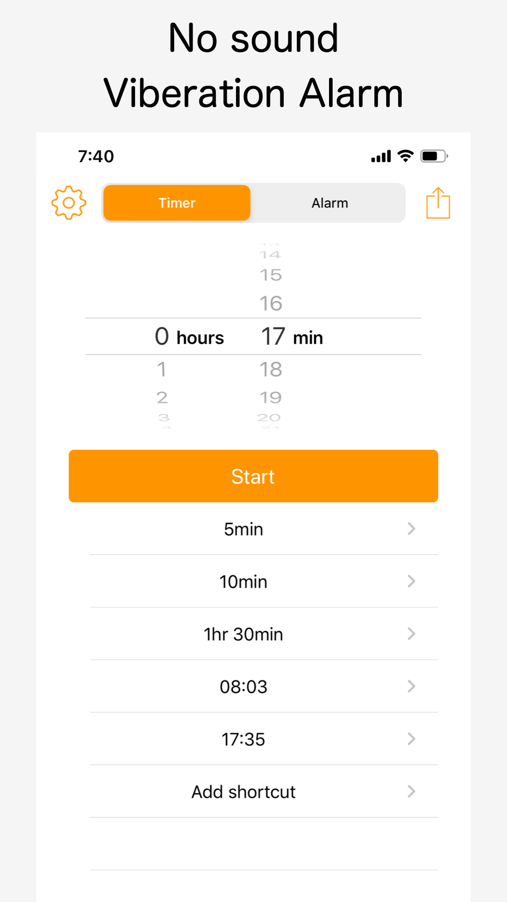 Viberation Alarm para iPhone - Download