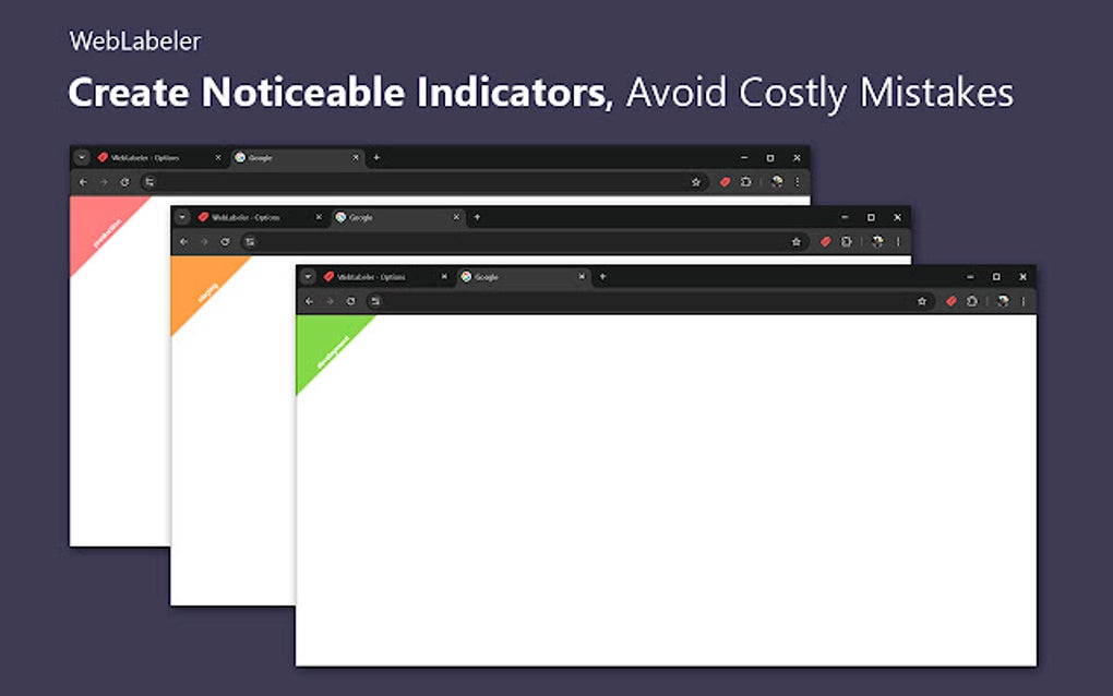WebLabeler: Environment Marker & Indicator para Google Chrome ...