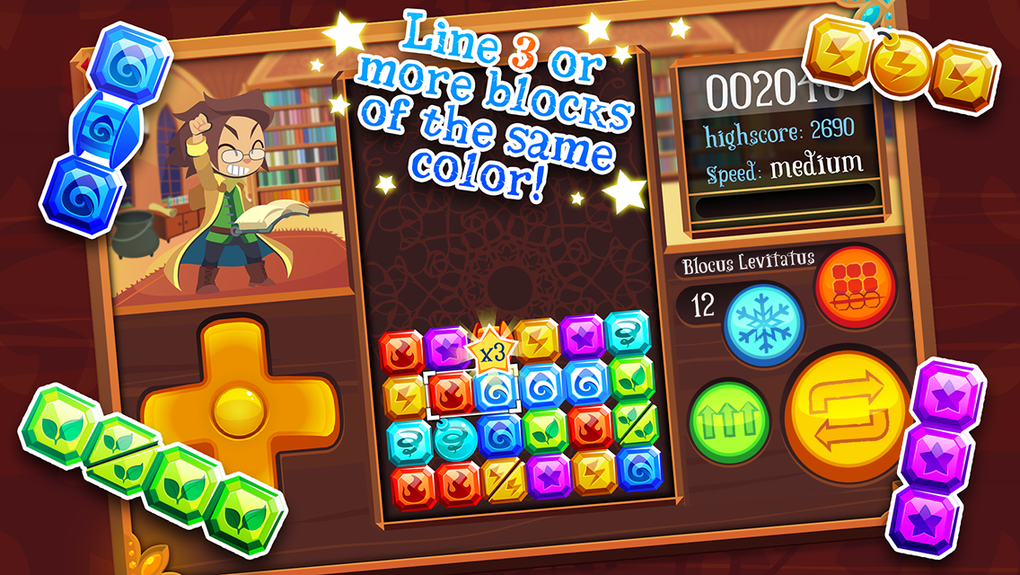Magic Match - Matching Puzzle Game with Mage Characters pour iPhone - Télécharger