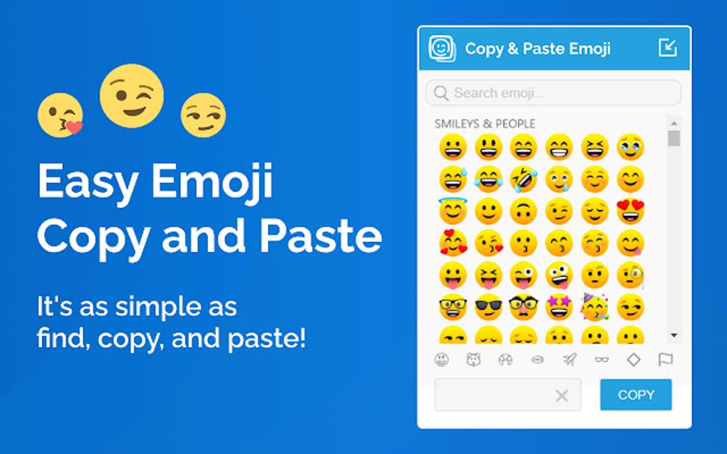 Copy and Paste Emoji Google Chrome 용 - 확장 프로그램 다운로드