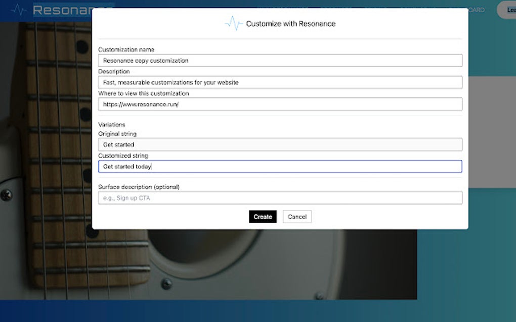 Resonance for Google Chrome - Extension Download