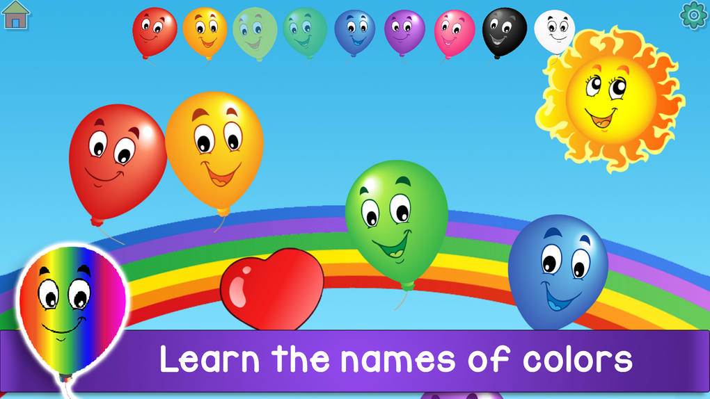 Kids Balloon Pop Language Game for iPhone - Download