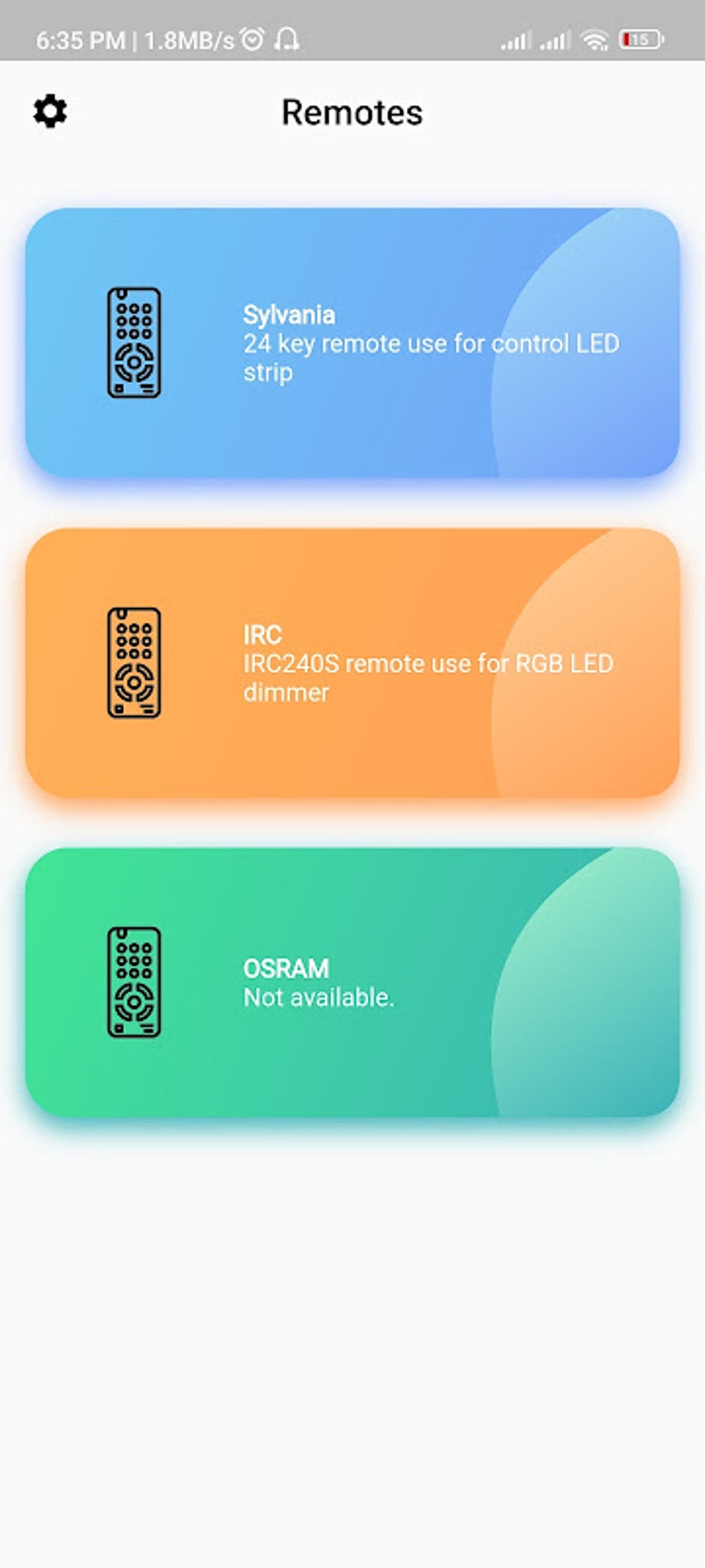 RGB LED Remote APK for Android - Download