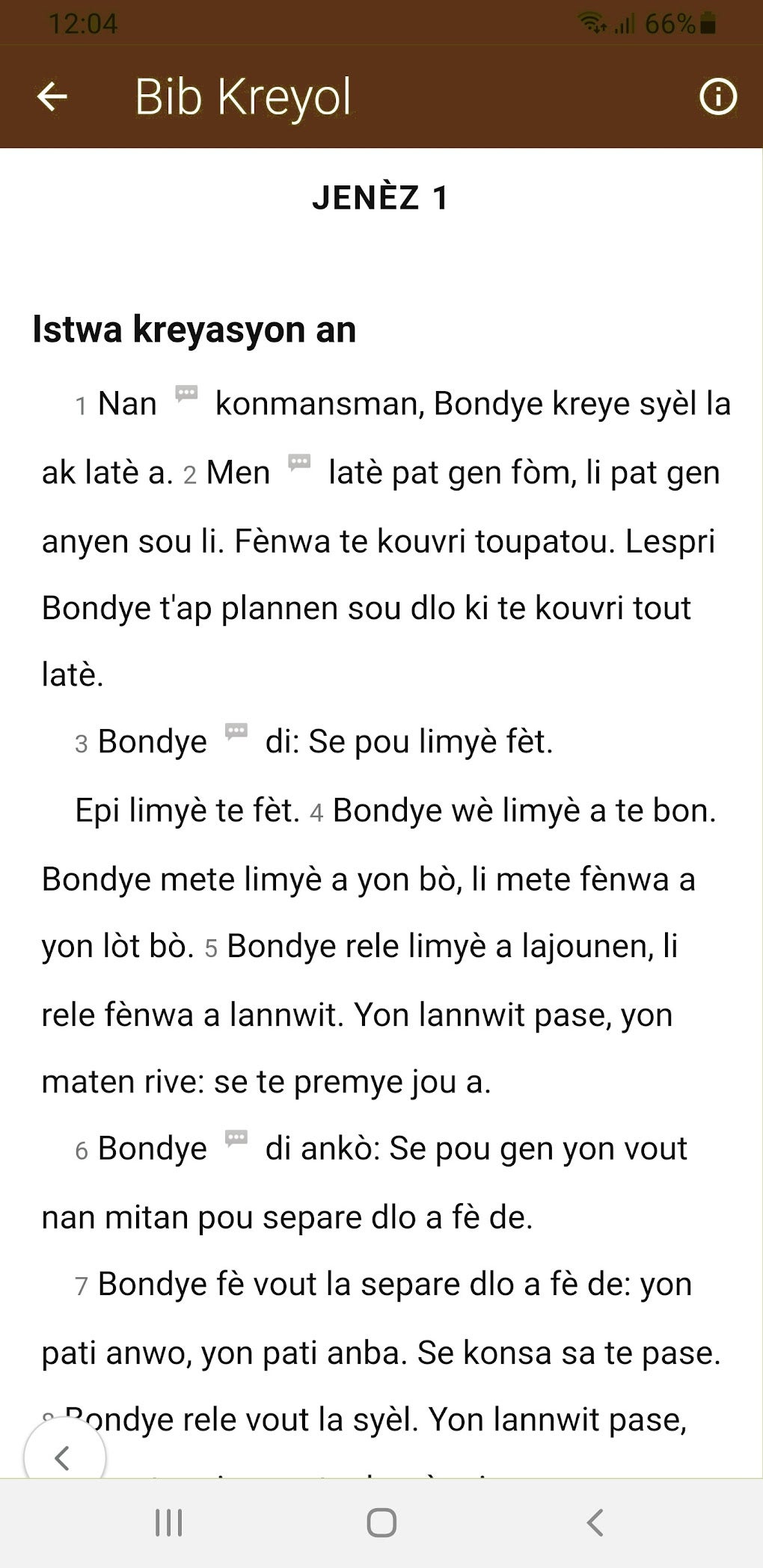 Bib Kreyol para Android - Download