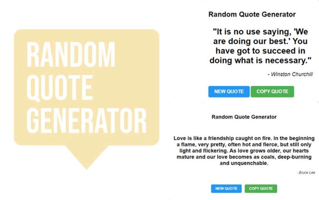 Random Quotes pour Google Chrome - Extension Télécharger
