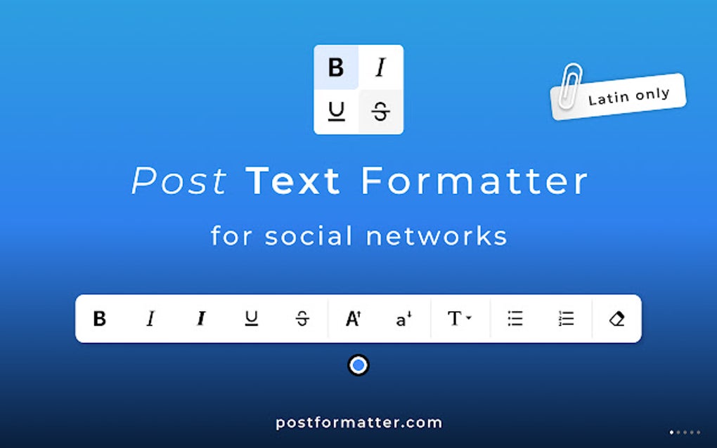 Post Text Formatter for Google Chrome - Extension Download Post Text Formatter for Google Chrome - Extension Download